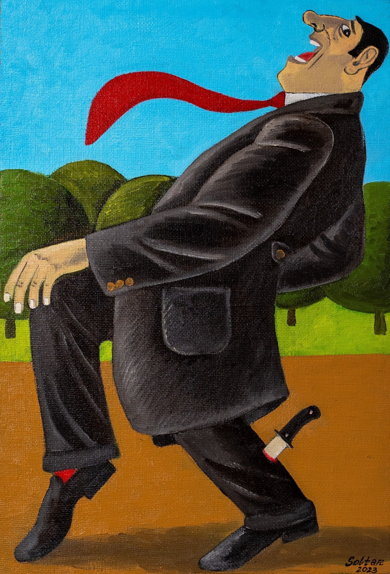 Conspiracy Painting by Soltan Soltanli - Jose Art Gallery