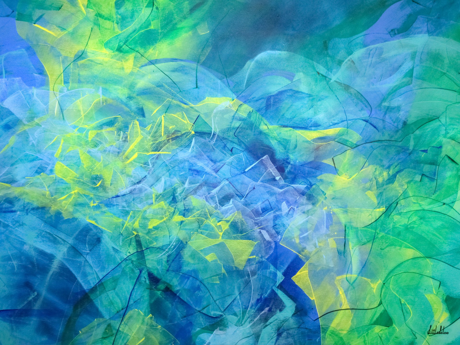 Fall to Pieces Painting by Jessica Hendrickx