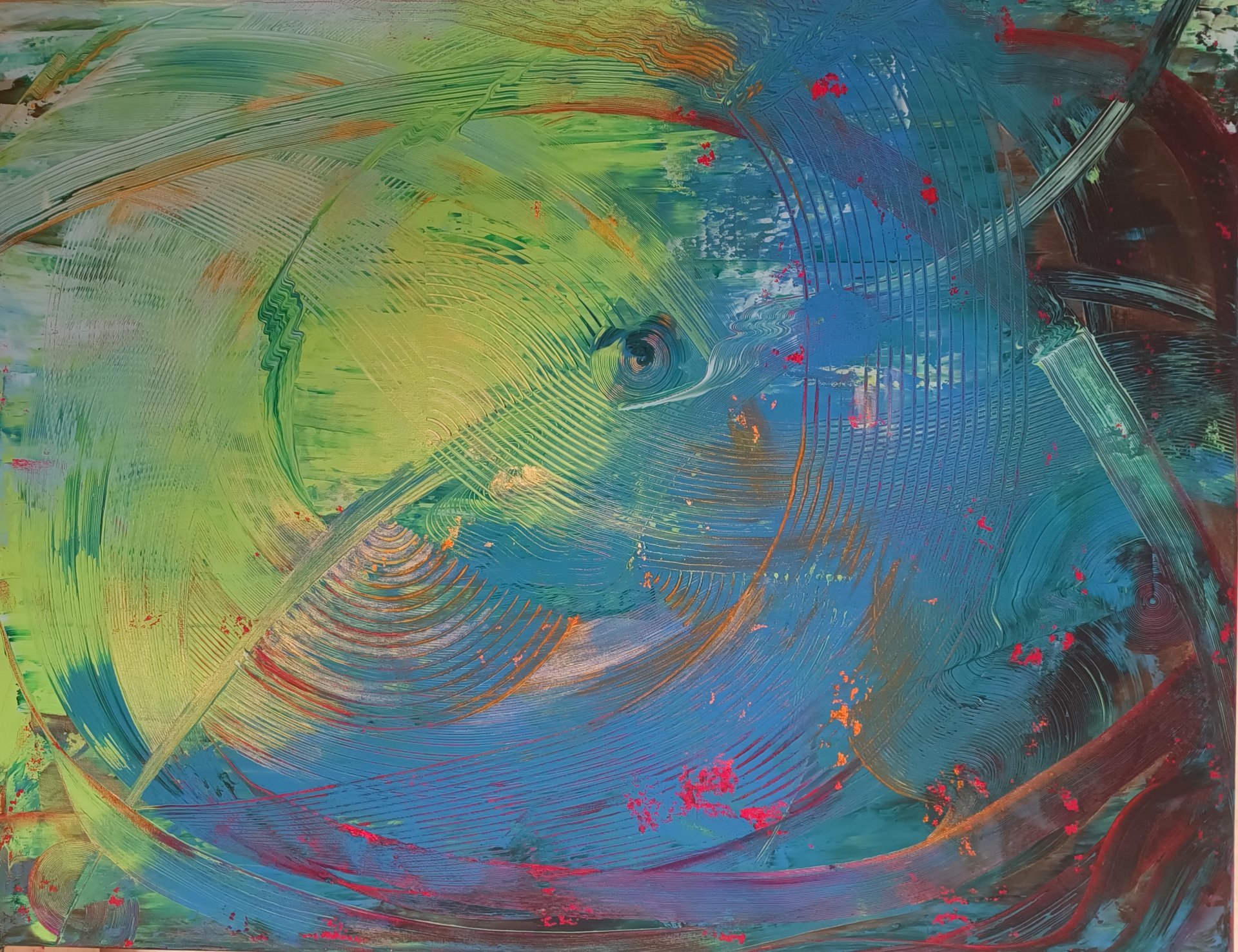 Becoming: A Dance of Freedom Painting by Julia Solarte