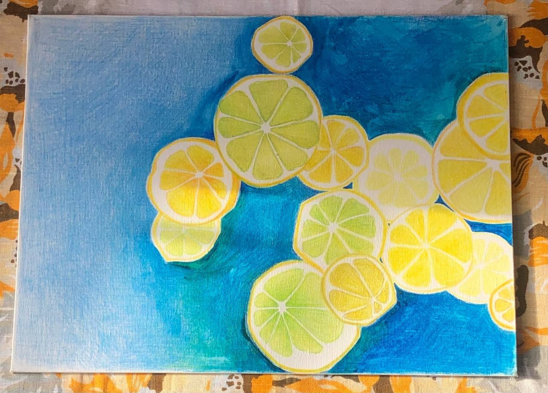 Freshness of Citrus Fruits Drawing - Katerina Bragina