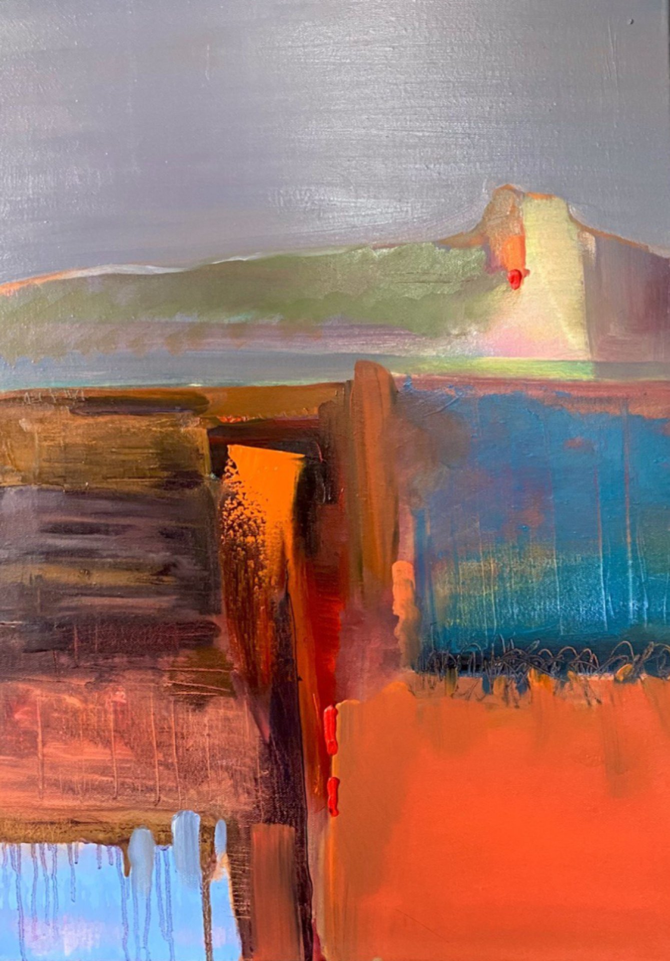 Volcano Painting by Dasha Vong - Jose Art Gallery