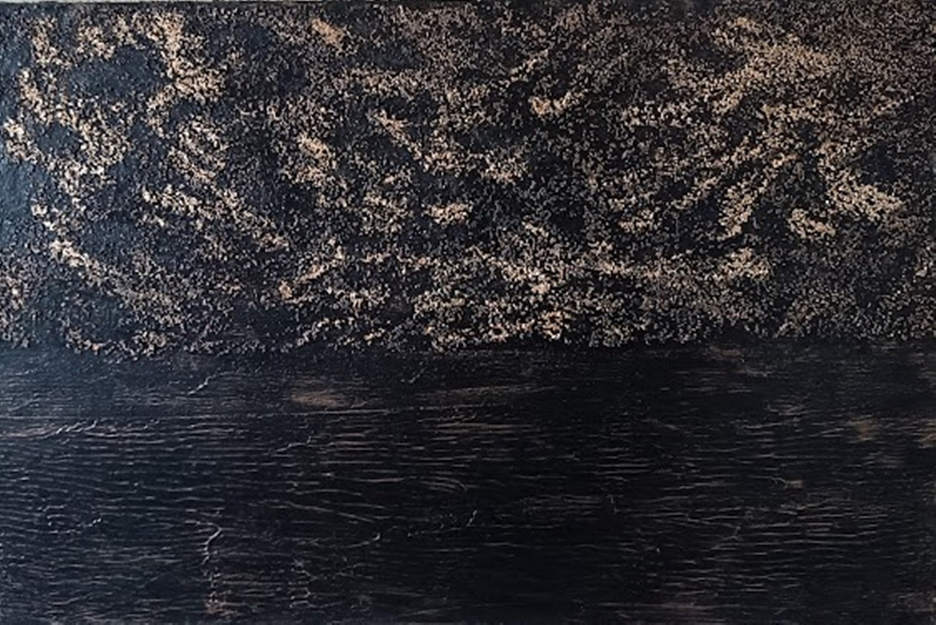 Black Texture: Picture for Office Painting by Iryna Oliinyk