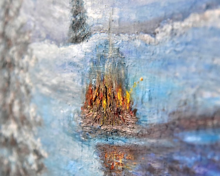 New Year Painting by Viktoriia Peredrii - Jose Art Gallery