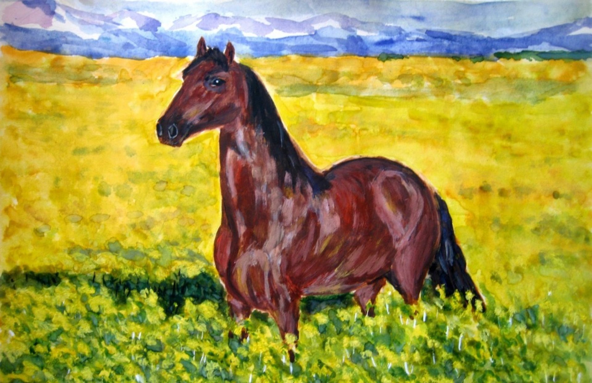 Manet in field dreams Painting by Vasyl Snezhko