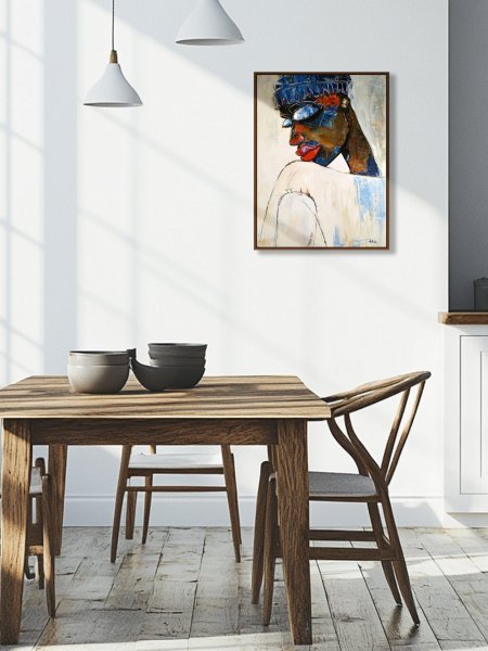 African Soul Drawing - Alexander Aksyonov - Jose Art Gallery