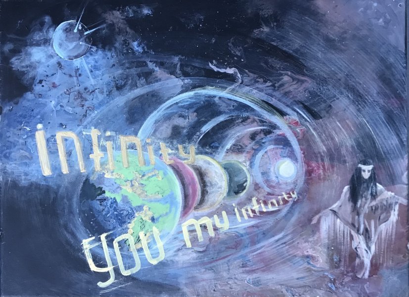 INFINITY Painting by Valentina Bogomazova - Jose Art Gallery