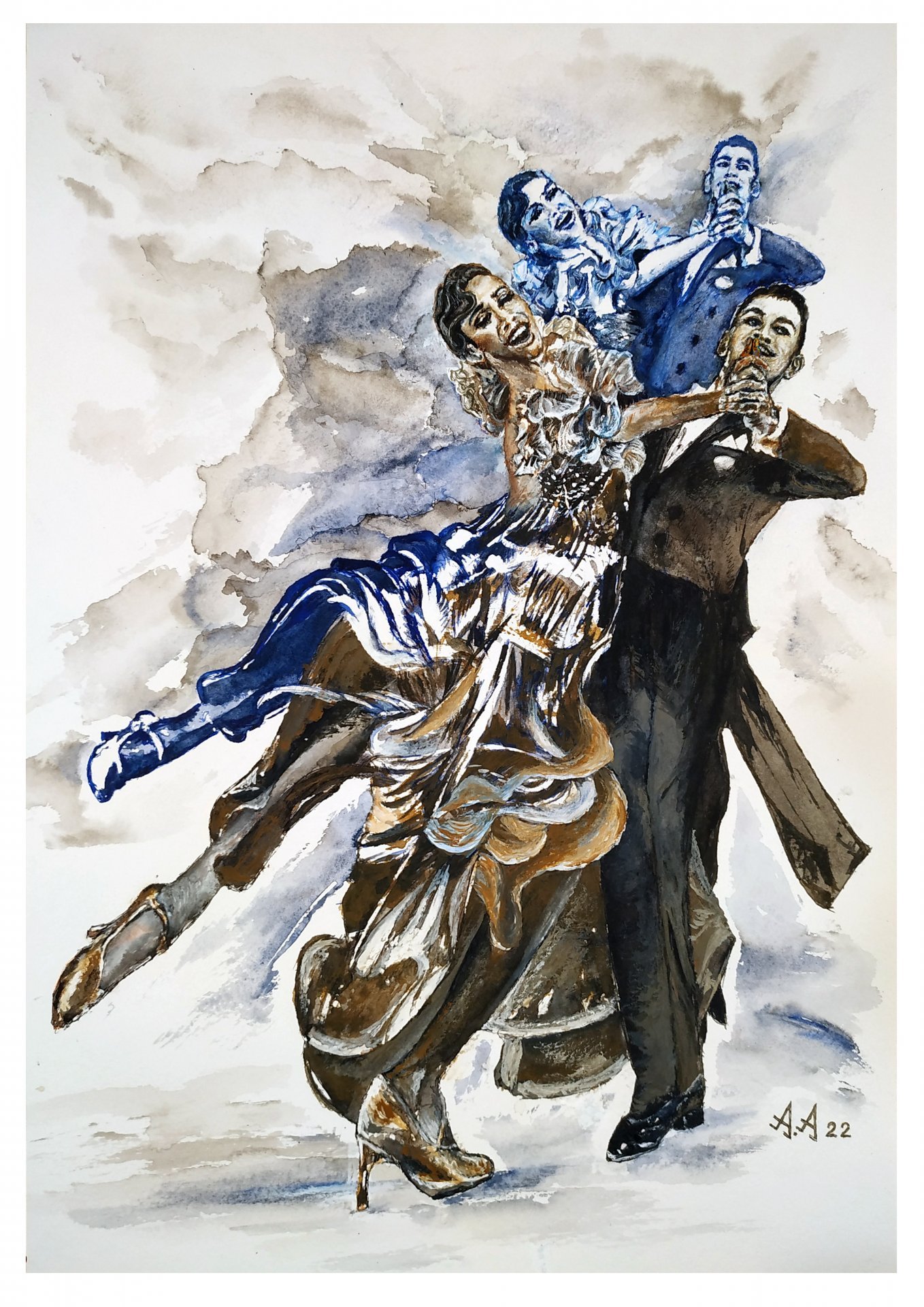 A Parallel Worlds Painting by Alexander Aksyonov