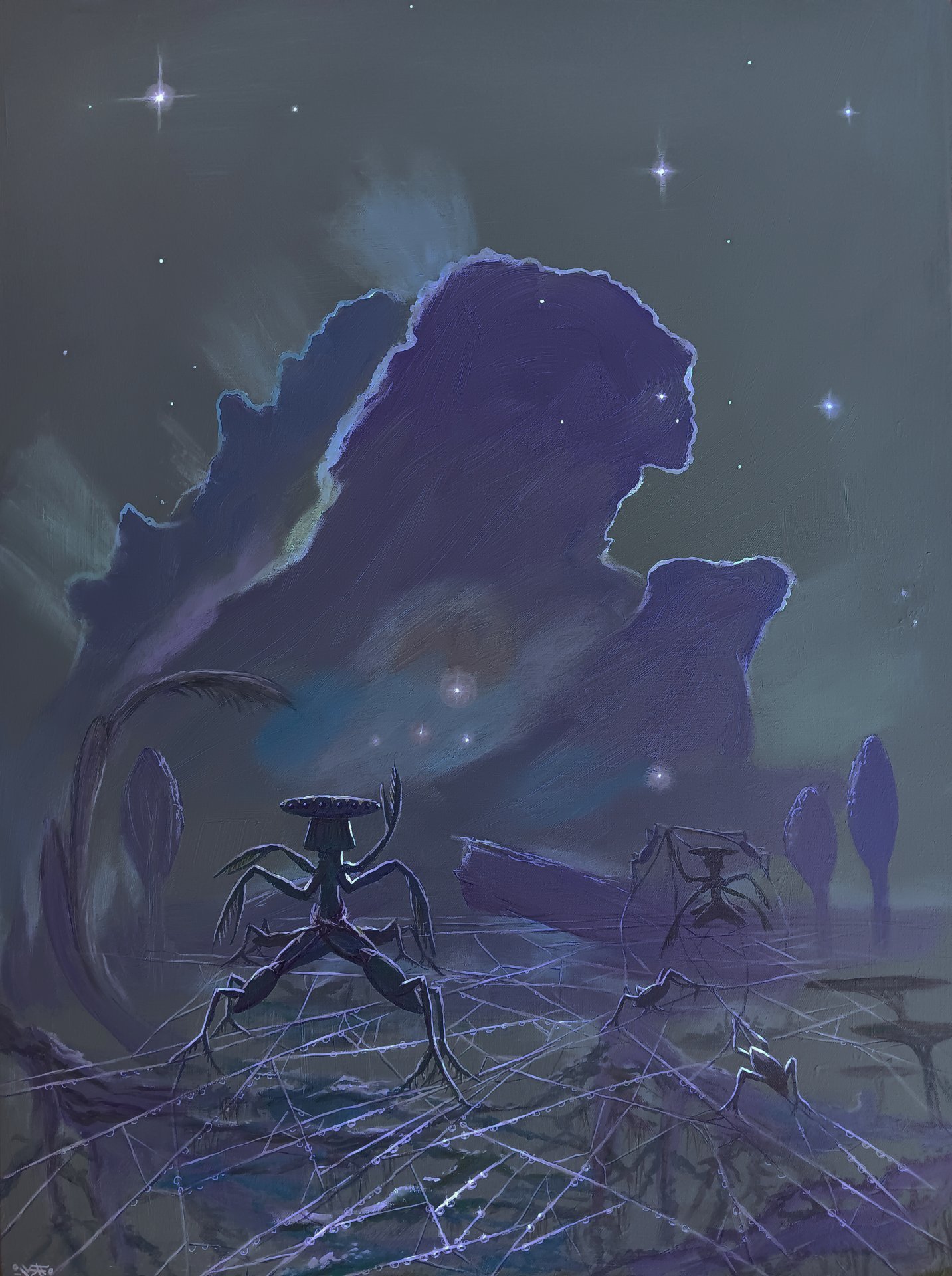 Alien sky Painting by Anton Amit - Jose Art Gallery