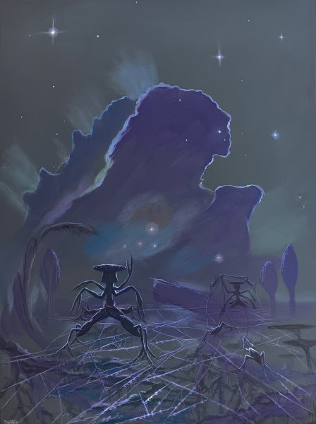 Alien sky Painting by Anton Amit - Jose Art Gallery