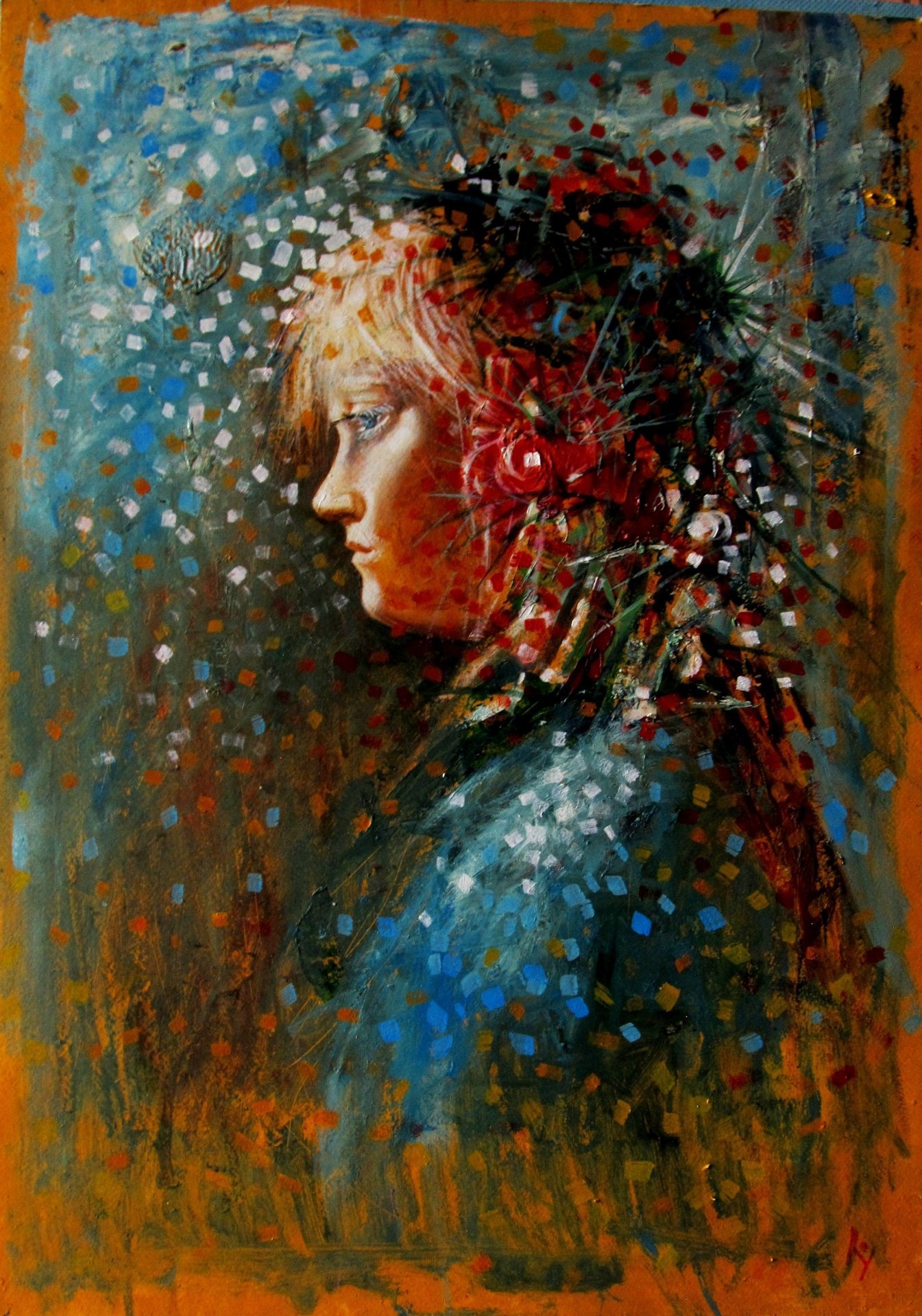 Flora Drawing - Serhiy Roy - Jose Art Gallery