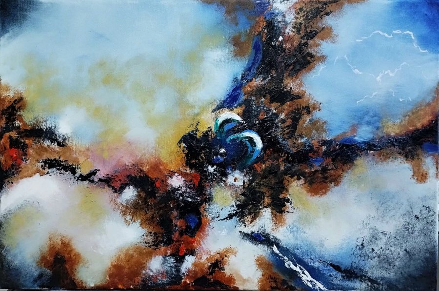 Time Warp Painting by German Bradley - Jose Art Gallery