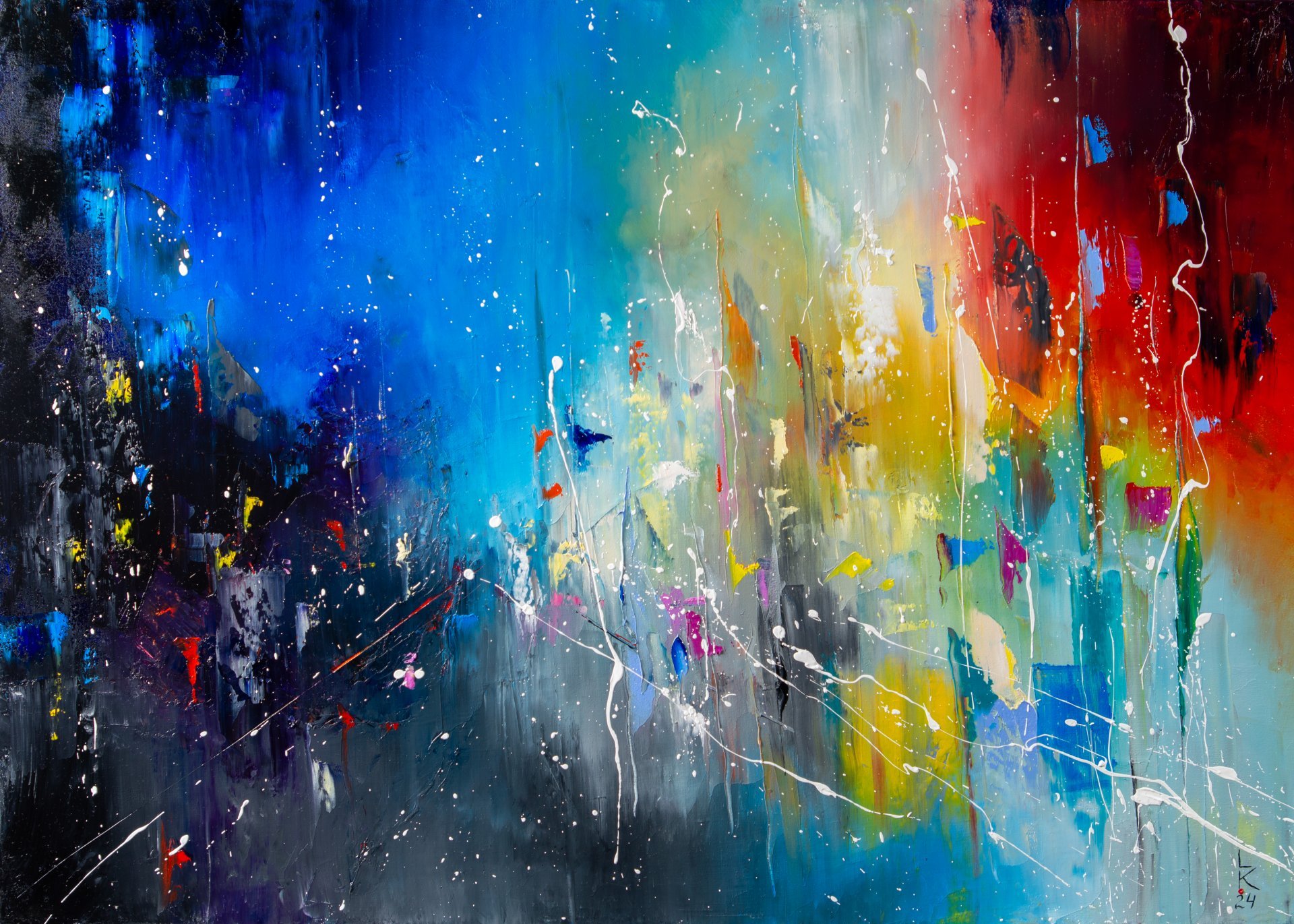 City Vibrations Painting by Liubov Kuptsova