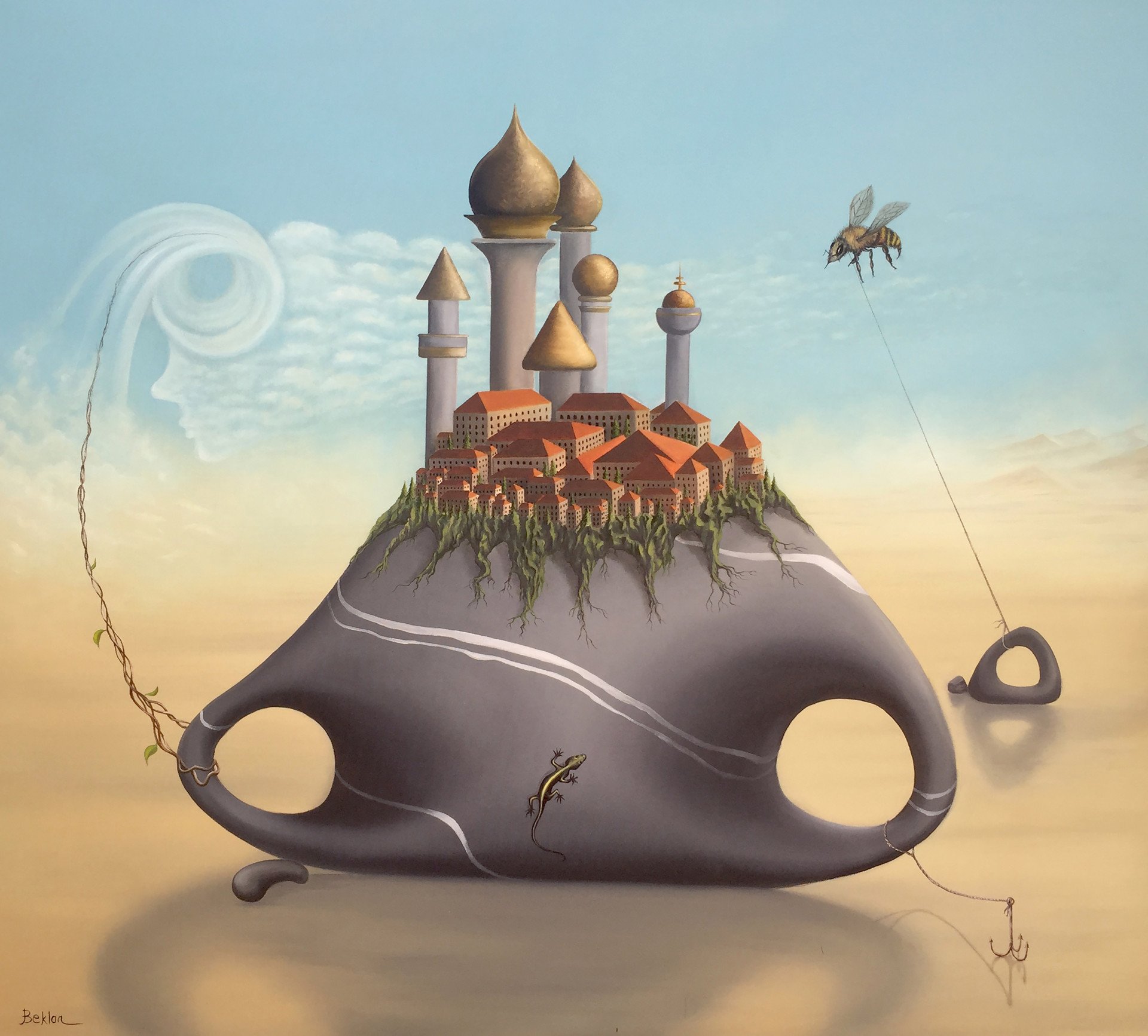 Balance of the universe Painting by Beklan Kizilcay