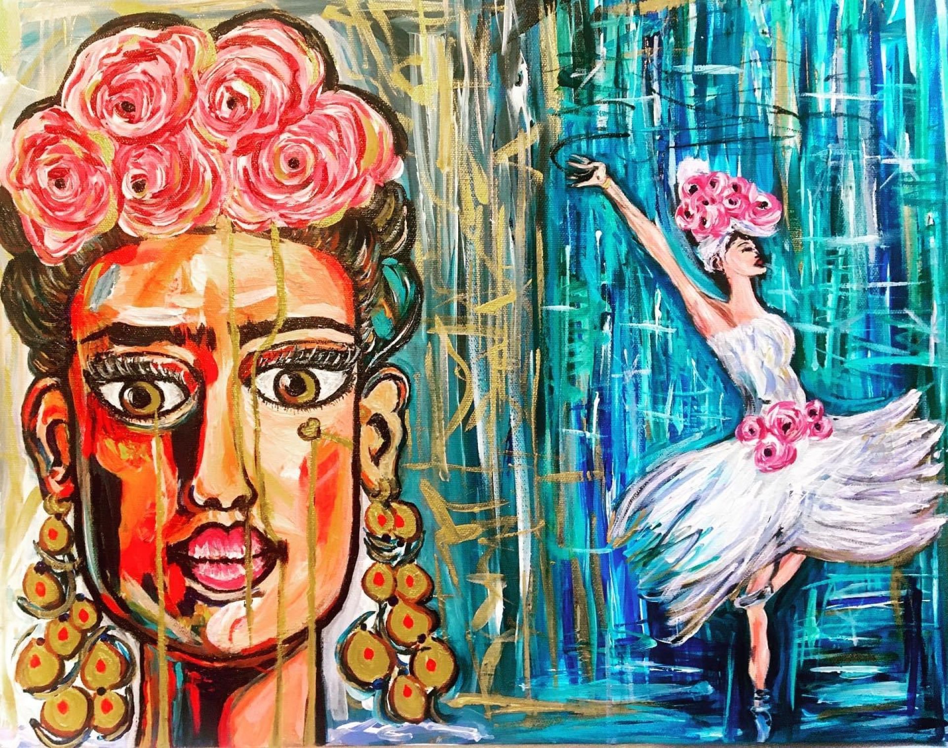 Balancing the Inner Light Painting by iren mihaylova