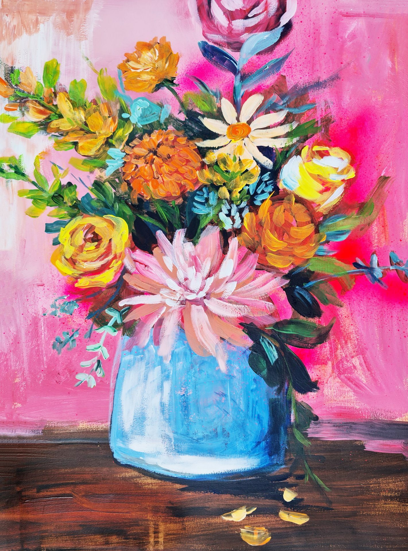 Blooming Joy Painting by Evgenia Smirnova - Jose Art Gallery