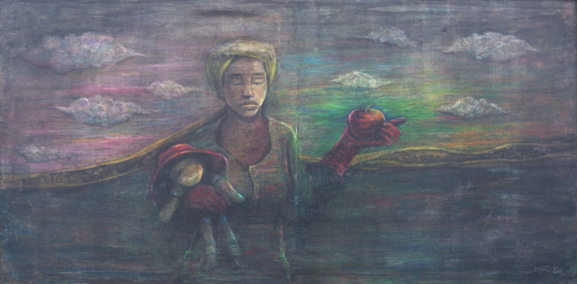 Eternal Wait Painting by LITON KAR - Jose Art Gallery