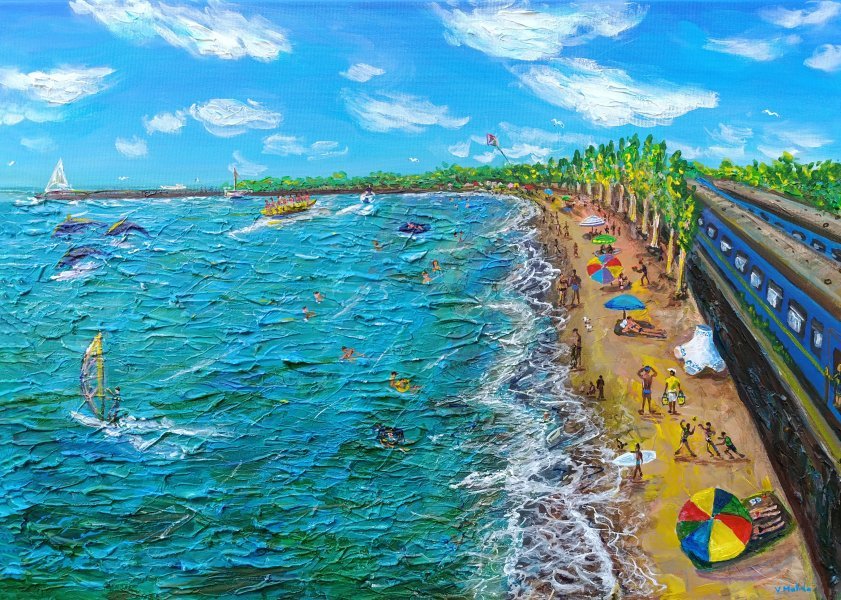 Video Review of Sea inspiration – Painting by Yuliya Magda