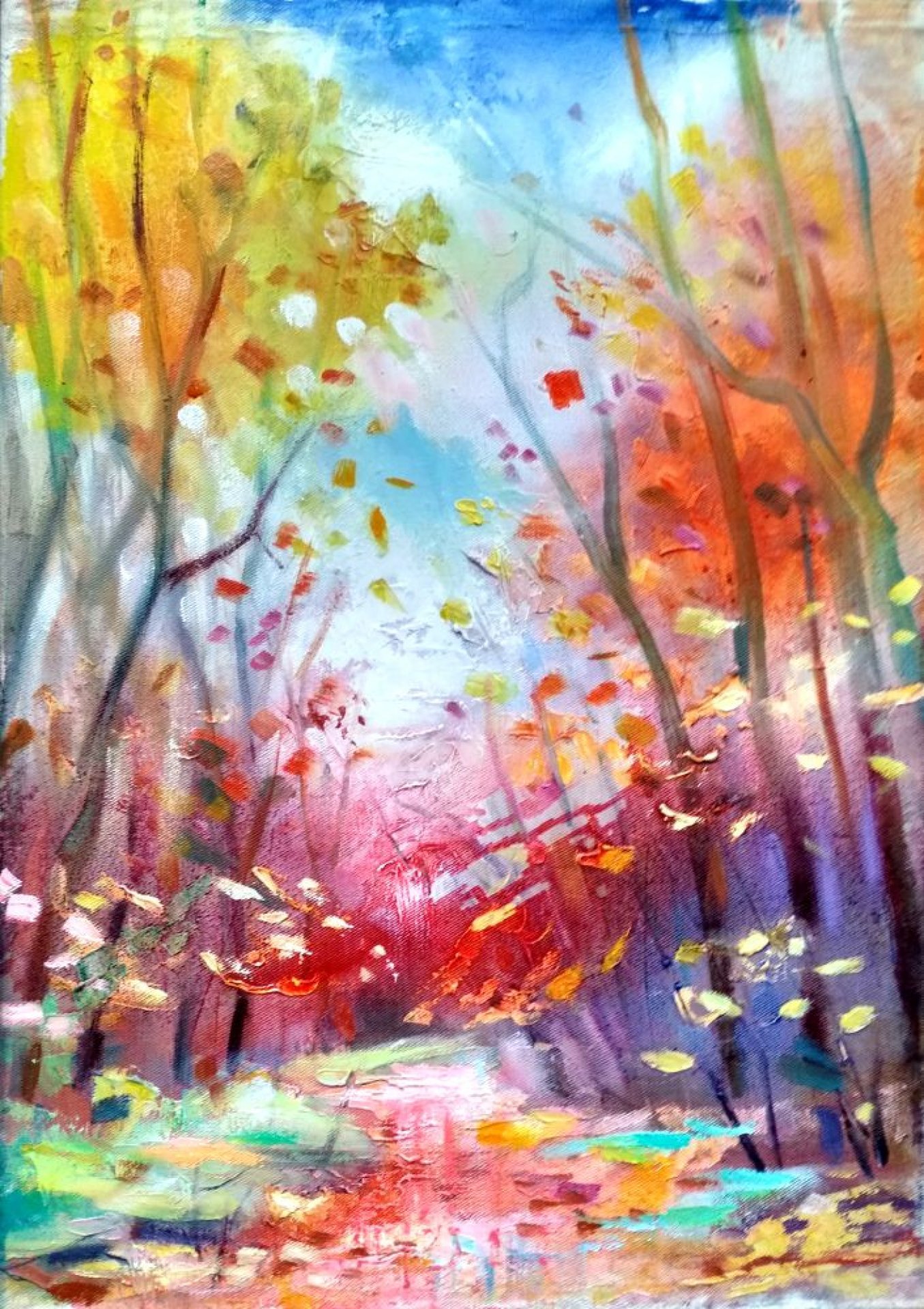 November Painting by Volodymyr Drachynski - Jose Art Gallery