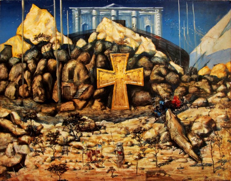 Noah: Ancient Symbols and Eternity Painting by Serhiy Roy