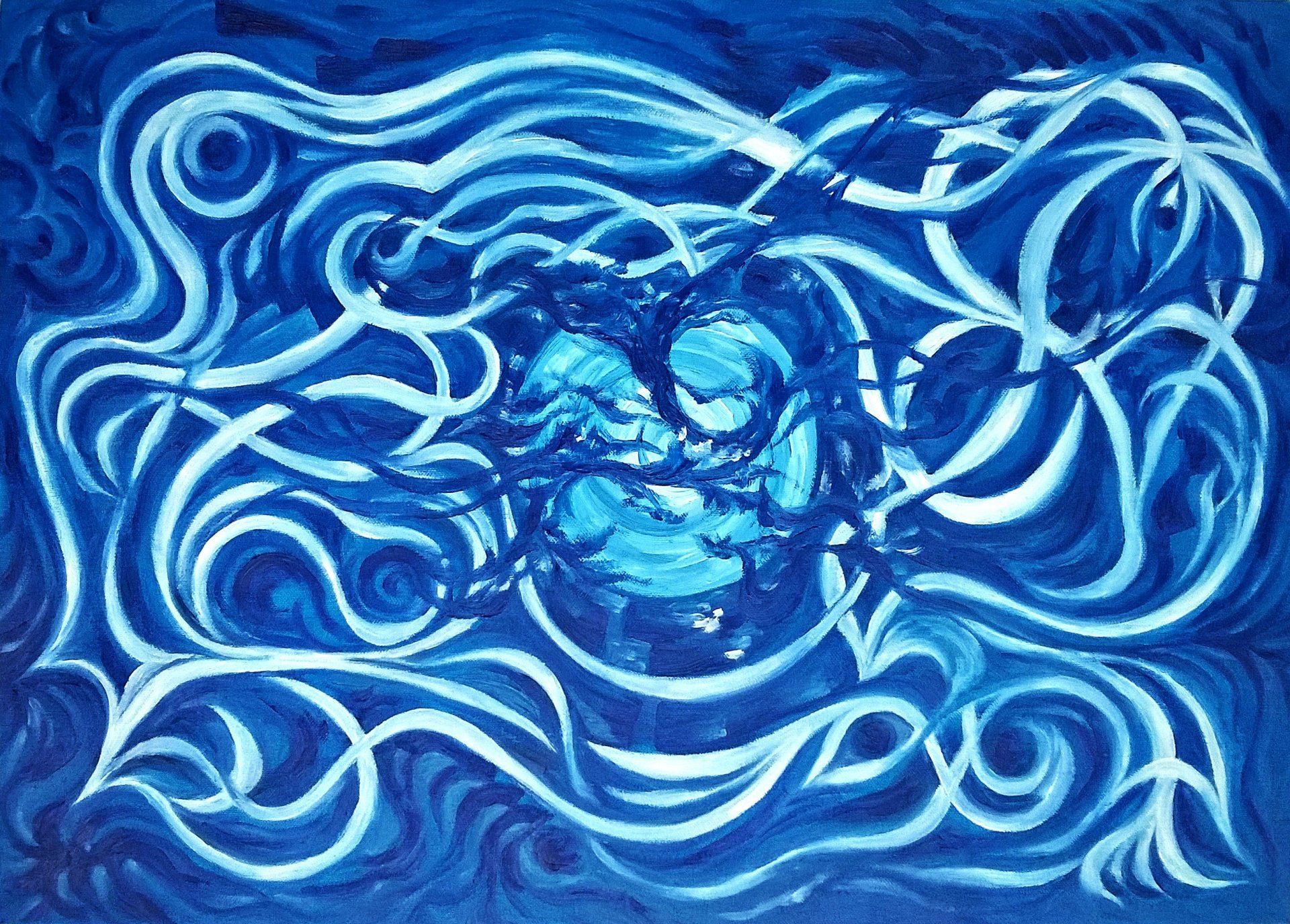 WIND ECLIPSE Painting by Constantin Popescu