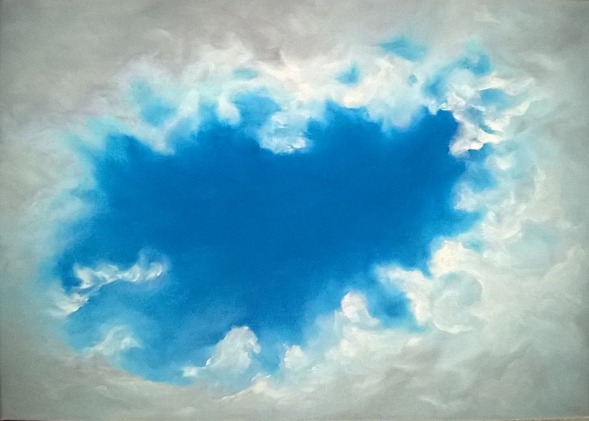 IN THE SKY Painting by Constantin Popescu - Jose Art Gallery