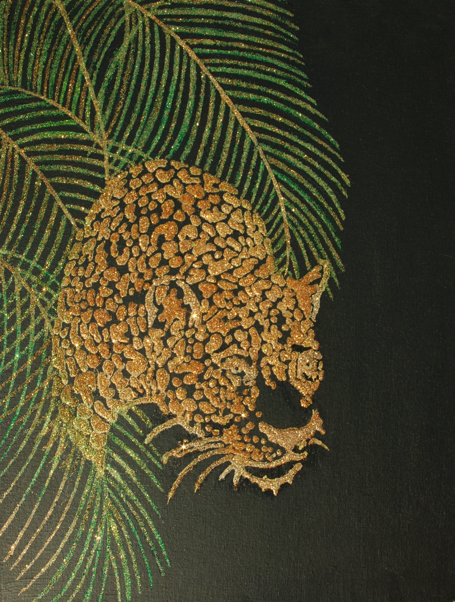 Golden leopard Painting by Iryna Bila - Jose Art Gallery