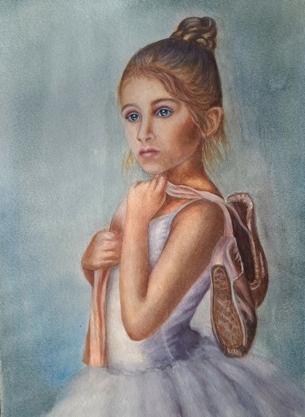 A little ballerina with pointe Digital Art - GotLen