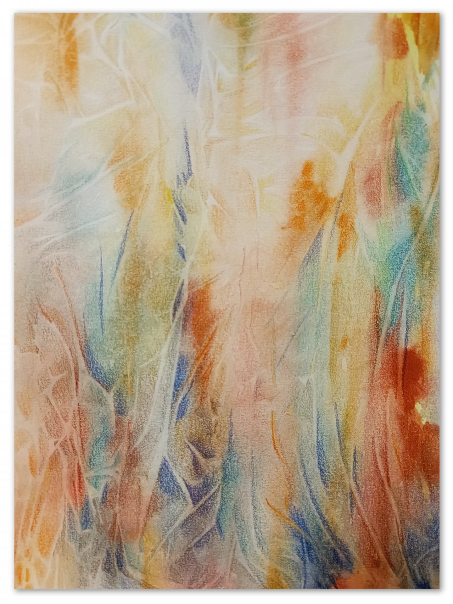 Flying Angels: Wings of Light Drawing - Julia Solarte