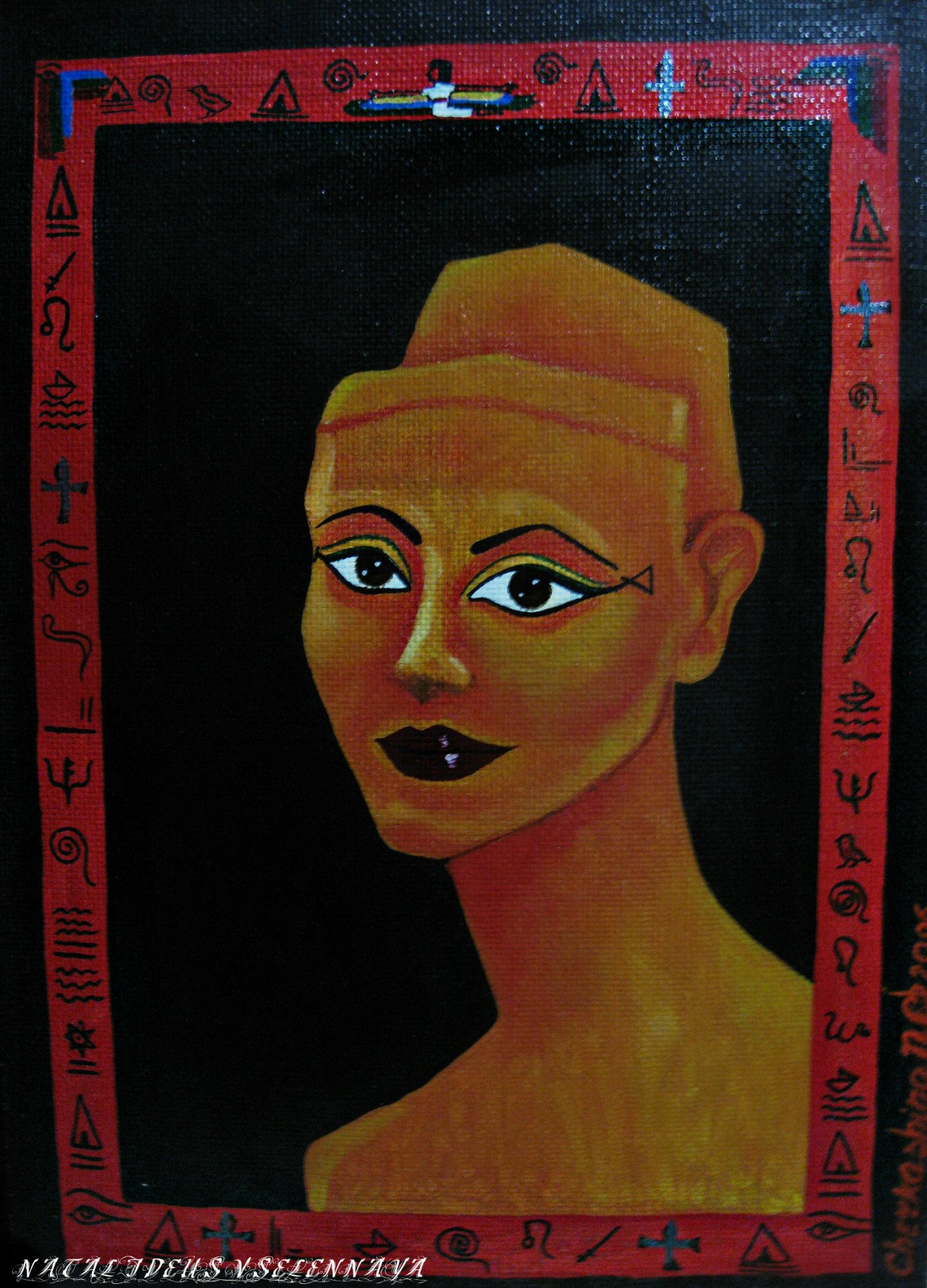 ISSIDA-ISIS Painting by NATALI DEUS UNIVERSE