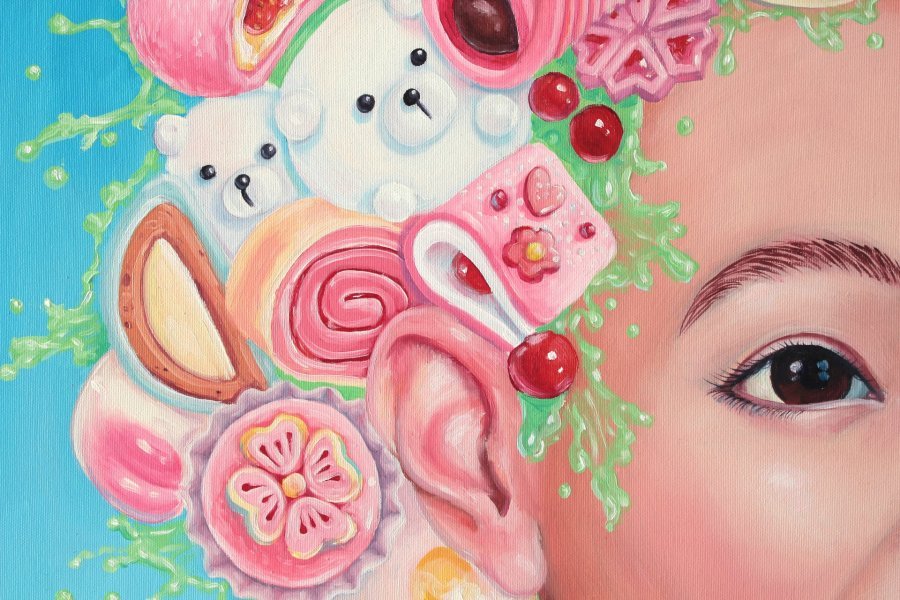 Matcha Portrait Fashion Art Painting by Tetiana Bogdanova