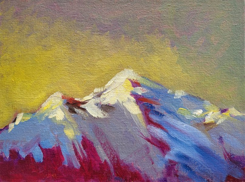 Mountain range Painting by Andrіі Bychev - Jose Art Gallery