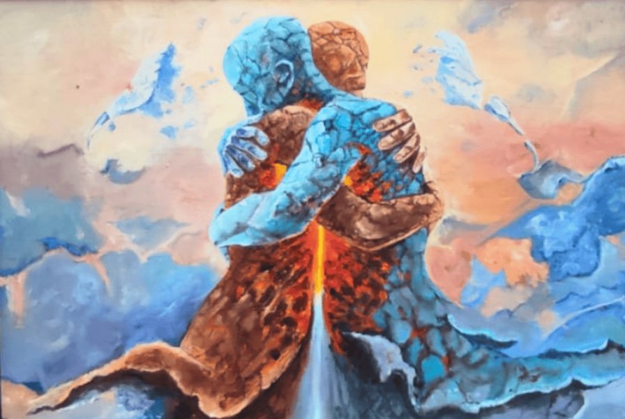 SOULS Painting by Zehra Atici - Jose Art Gallery