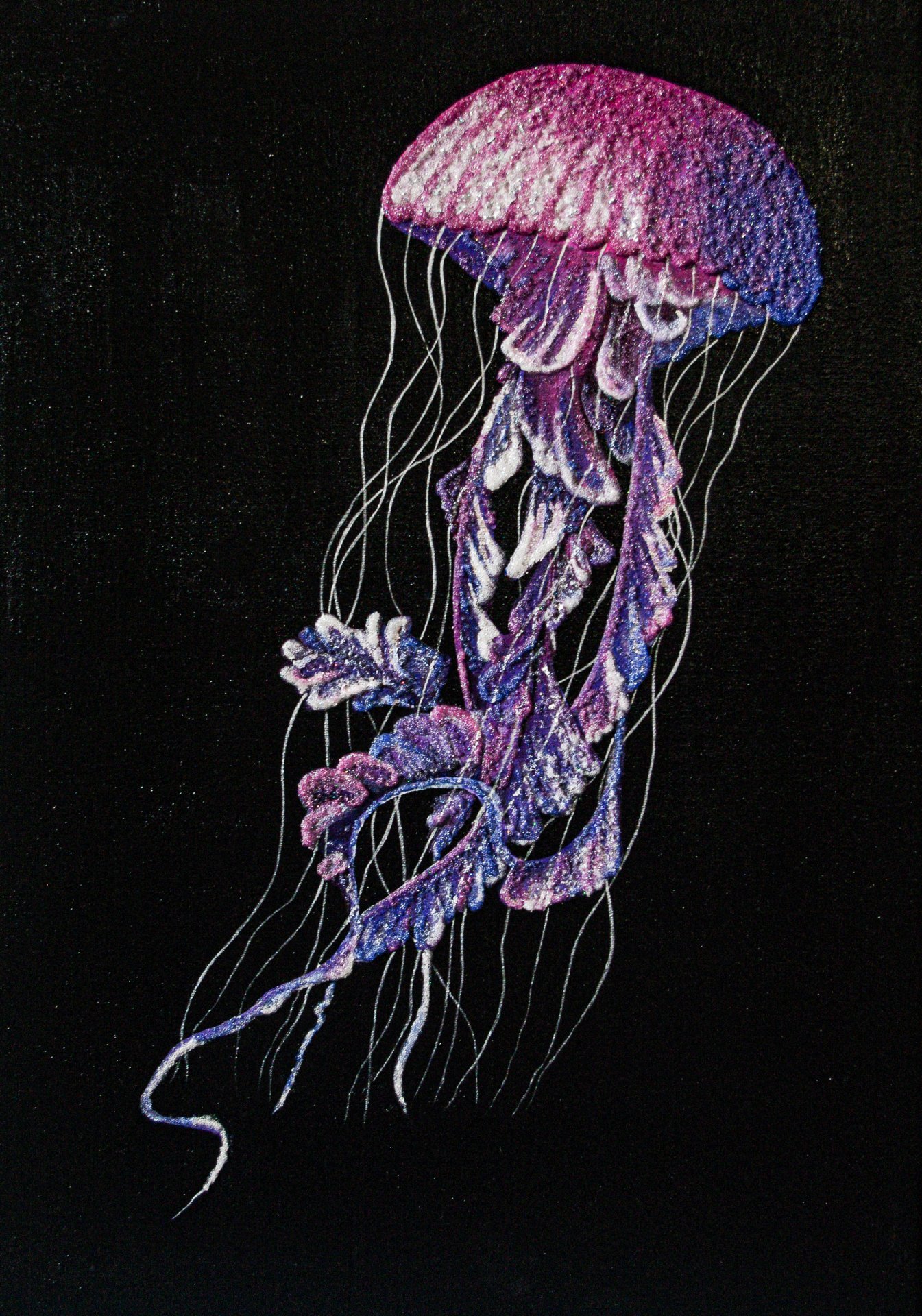 Jellyfish Painting By Iryna Bila Jose Art Gallery