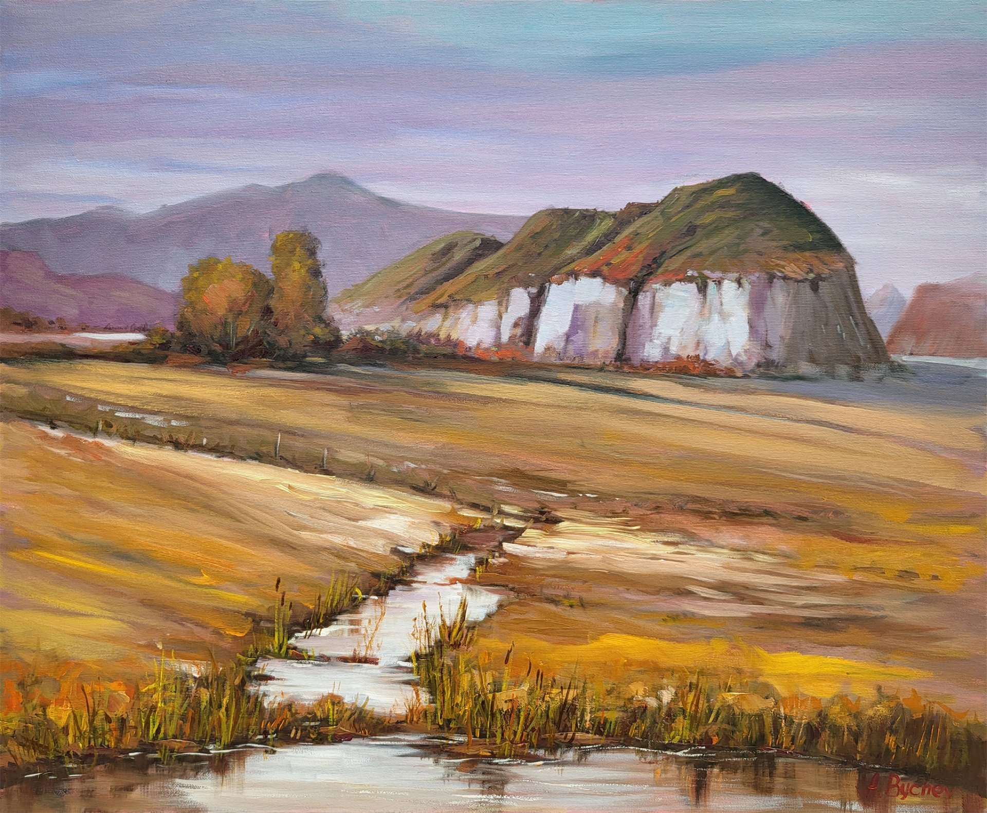 Chalk rock Painting by Andrіі Bychev - Jose Art Gallery