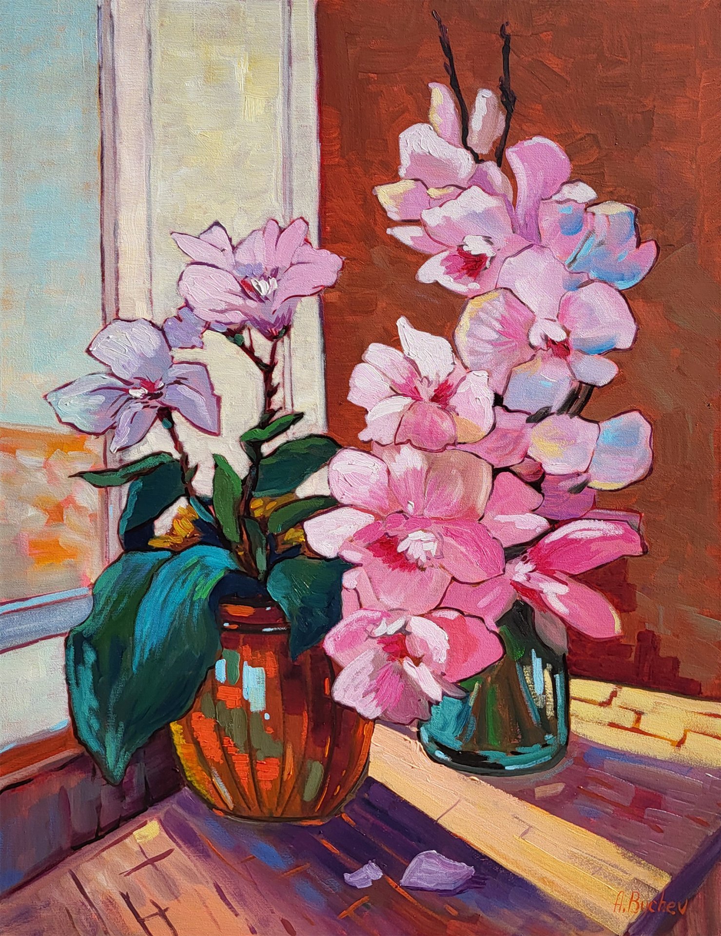 Orchids Painting by Andrіі Bychev - Jose Art Gallery