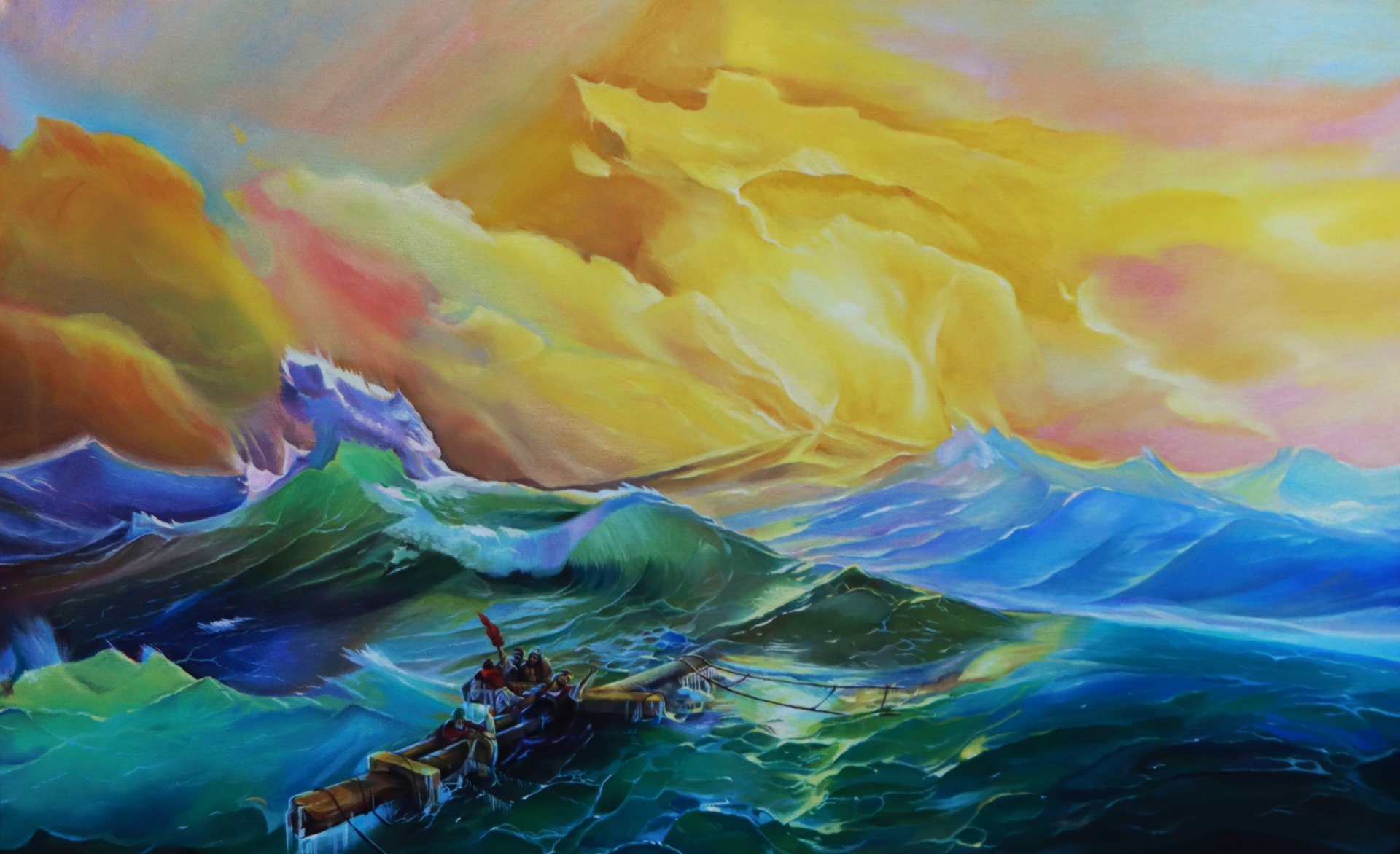 Ninth Wave Painting by Ingitattoo - Jose Art Gallery