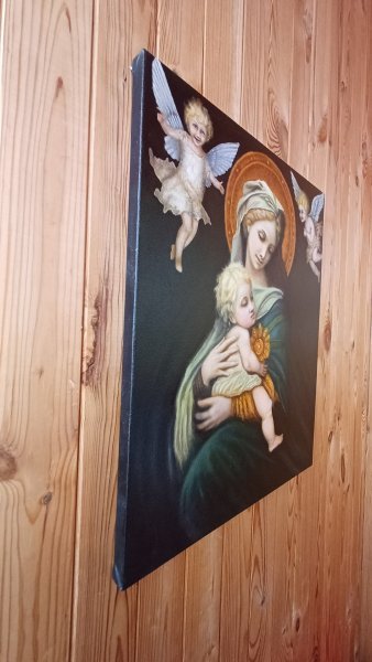 Virgin Mary Painting by Victor Ovcharenco - Jose Art Gallery