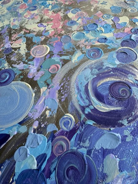 Flower Waterfall: Magic of Color Painting by Olga Markova