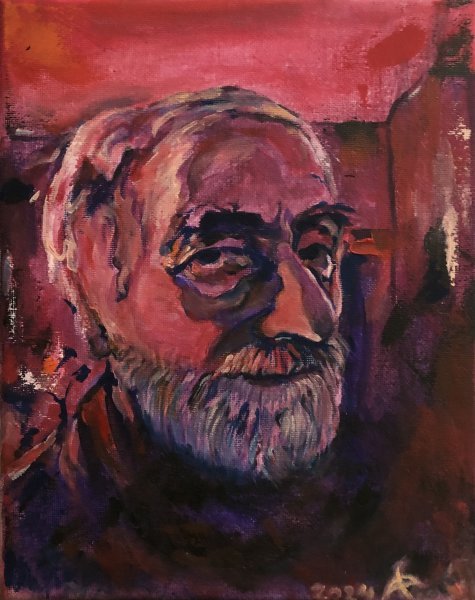 The Unknown Awaits Painting by Oksana Shkvarok