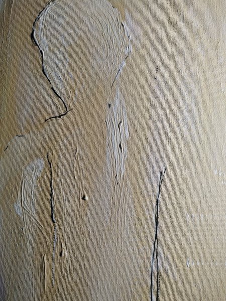 Red Quadrant Painting by Alexander Aksyonov