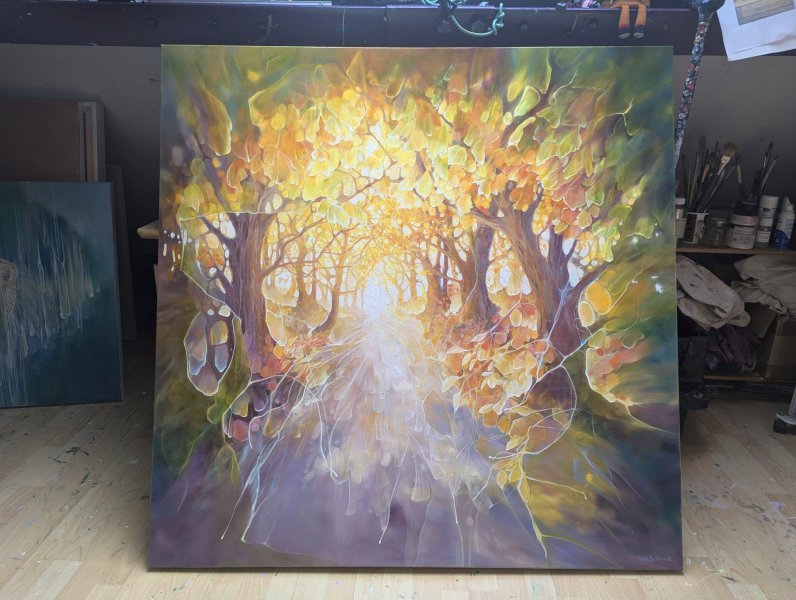 Once Upon a Time Painting by Gill Bustamante