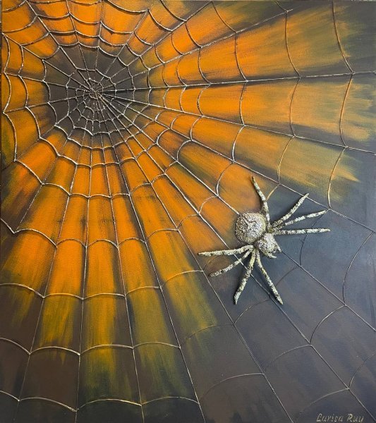 Spider Painting by Larisa Ruy - Jose Art Gallery