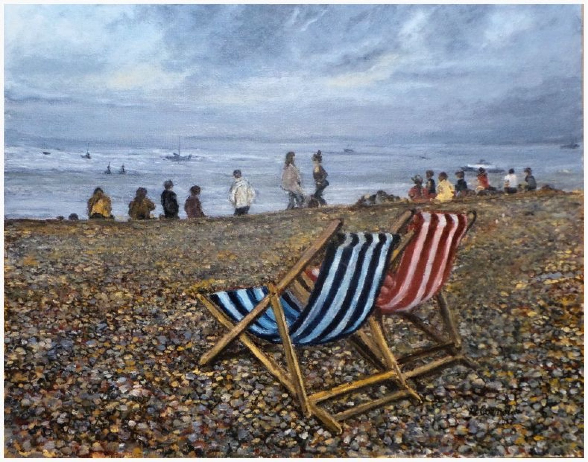 Brighton Painting by Dessi - Jose Art Gallery