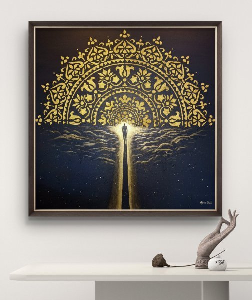 Pathway to Enlightenment Painting by Victoria Shul