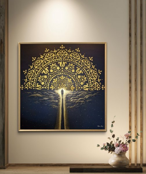Pathway to Enlightenment Painting by Victoria Shul