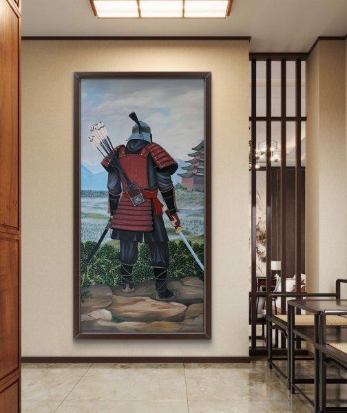 Samurai Painting by Victoria Shul - Jose Art Gallery