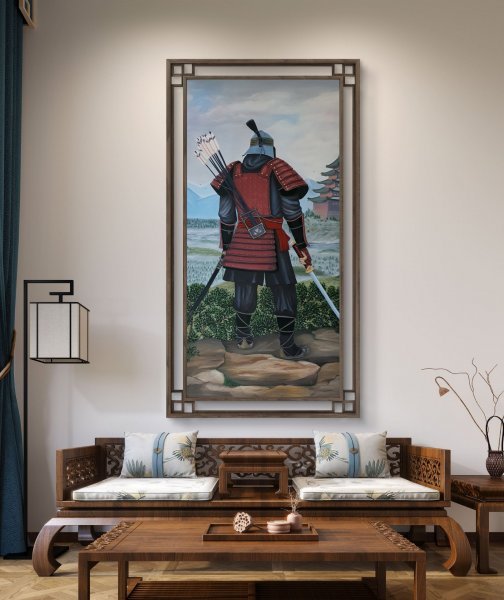 Samurai Painting By Victoria Shul Jose Art Gallery
