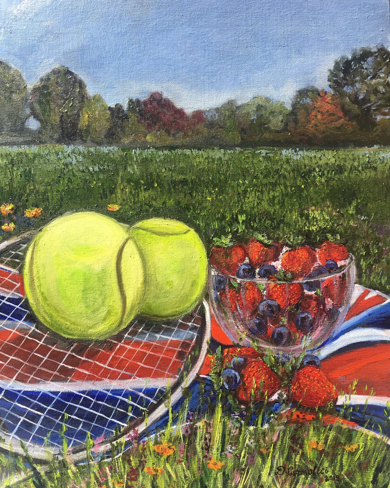 Wimbledon Painting by Dessi - Jose Art Gallery