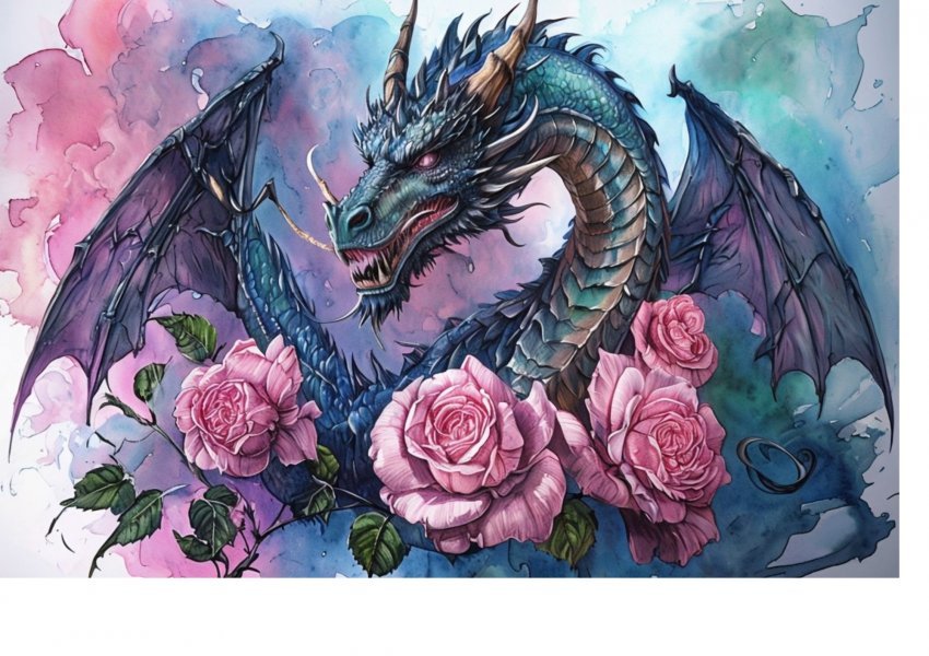 EMERALD DRAGON Digital Art - Viktoriya Denisenko