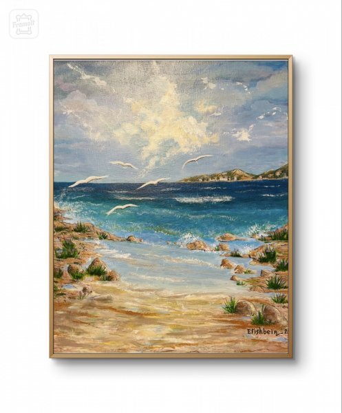 A gentle breeze Painting by Olena Fishbeyn